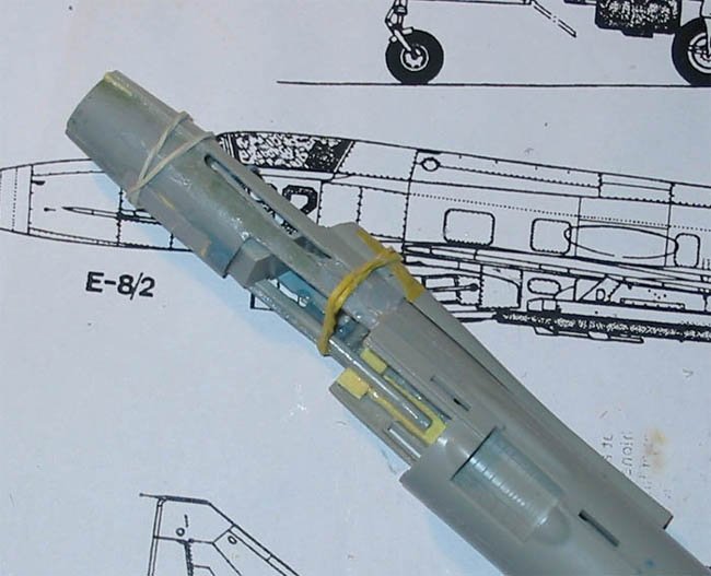 1/48 Academy Mikoyan Ye-8 conversion by Jan Mikes